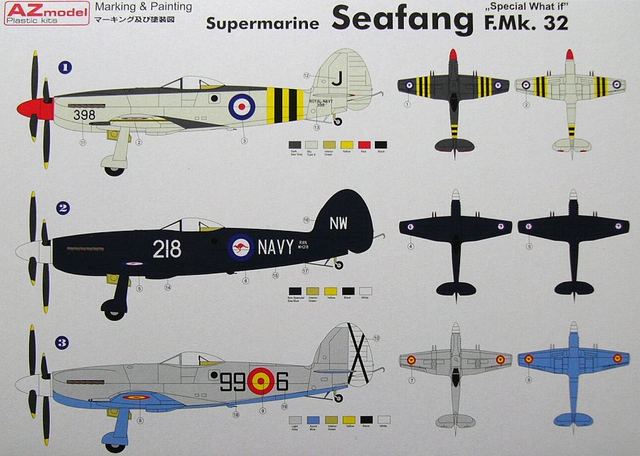MODELIMEX Online Shop | 1/72 Supermarine Seafang 'Special What If ...