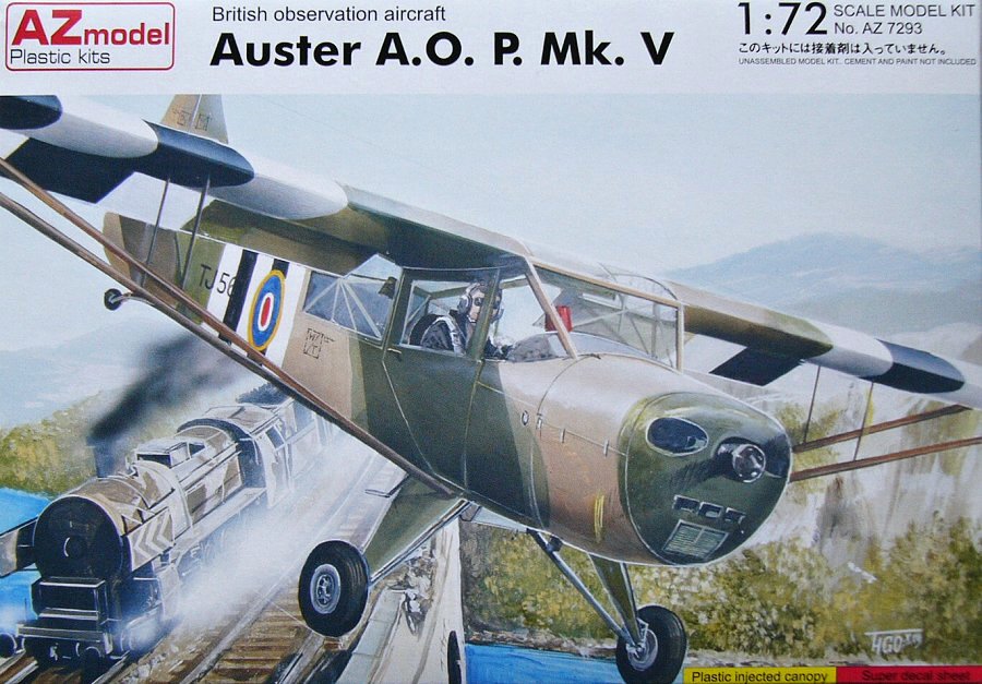 MODELIMEX Online Shop | 1/72 Auster A.O.P. Mk.V (2x RAF, Israel, RAAF ...
