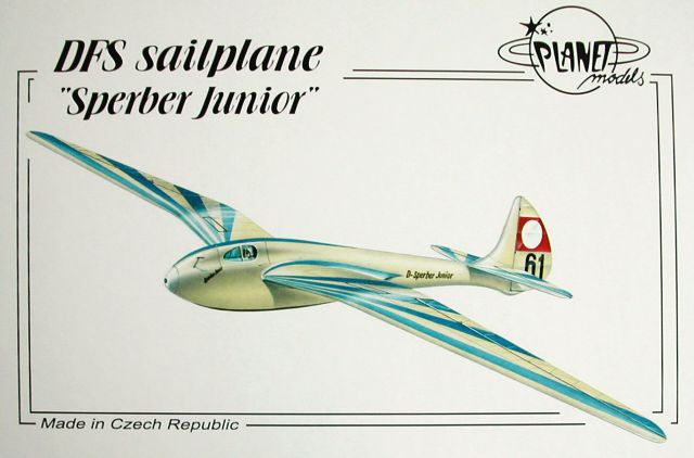 MODELIMEX Online Shop | 1/48 DFS Sailplane Sperber Junior | váš ...