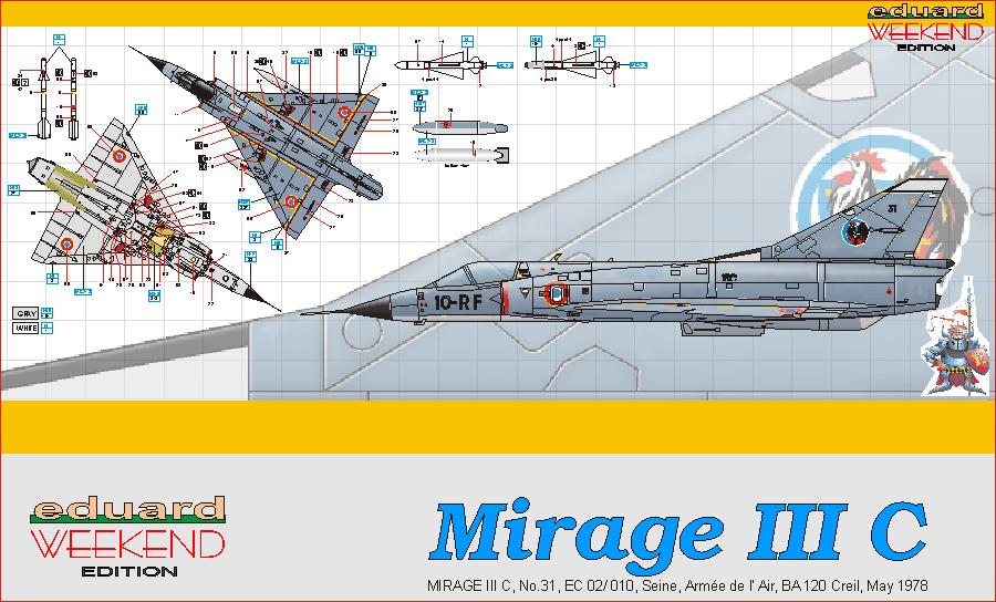 MODELIMEX Online Shop | 1/48 Mirage IIIC 10-RF Weekend Edition | váš ...