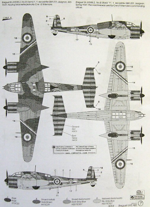 MODELIMEX Online Shop | 1/72 Breguet Br 695 AB.2 | váš spolehlivý modelářský obchod