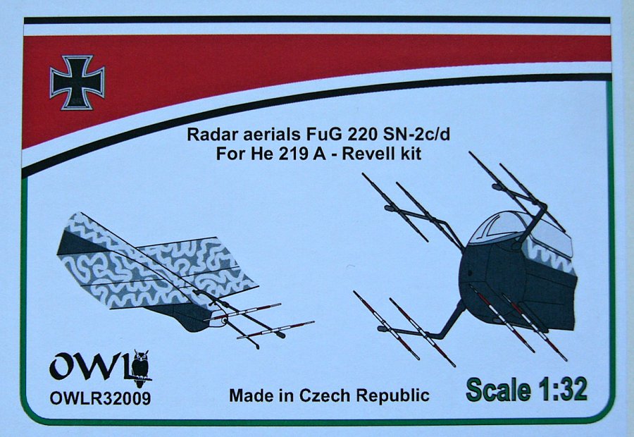 MODELIMEX Online Shop | 1/32 Radar aerials FuG 220 SN-2c/d for He-219A ...