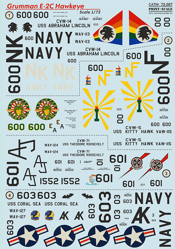 MODELIMEX Online Shop | 1/72 Grumman E-2C Hawkeye (wet decals) | váš ...