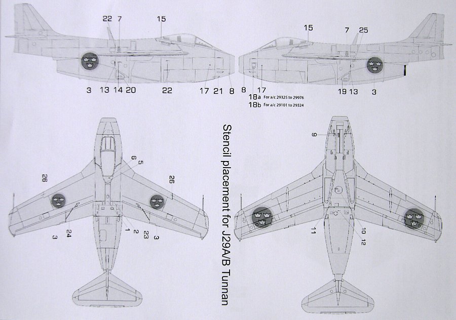 MODELIMEX Online Shop | 1/72 SAAB J29A/B Tunnan Swedish Air Force Fighter | váš spolehlivý ...