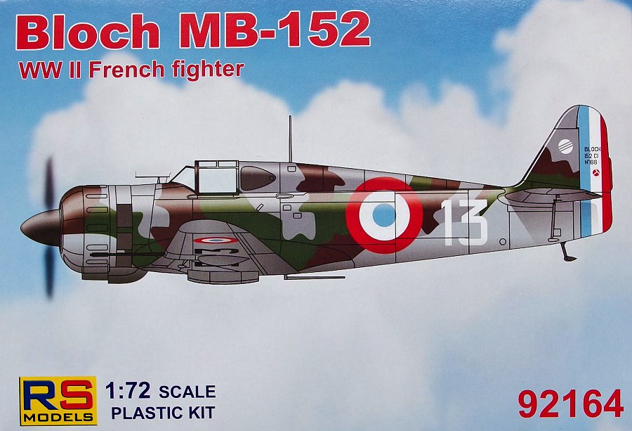 MODELIMEX Online Shop | 1/72 Bloch MB-152 Early (4x France) | váš spolehlivý modelářský obchod