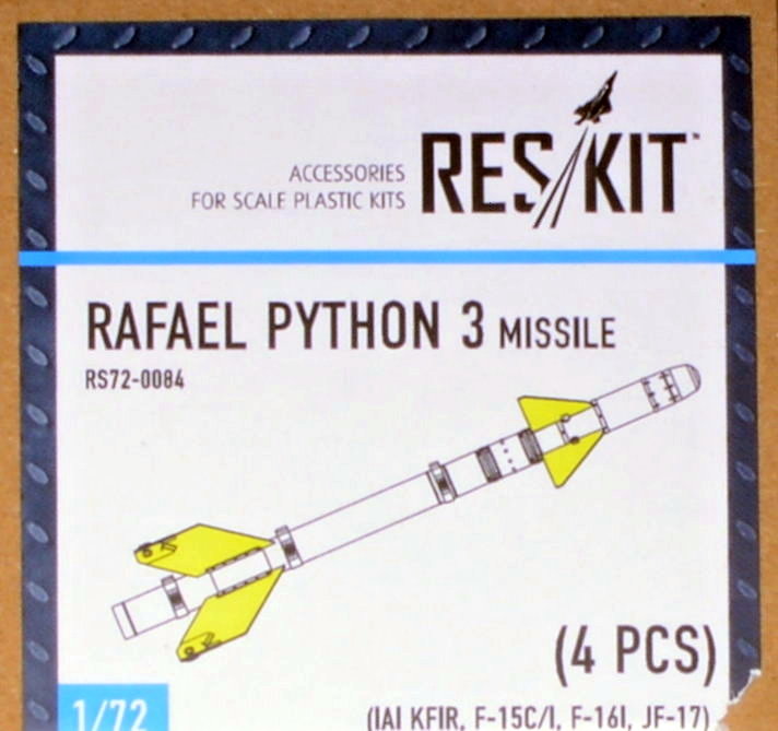 MODELIMEX Online Shop | 1/72 Rafael Python 3 missile (4 pcs.) | váš ...