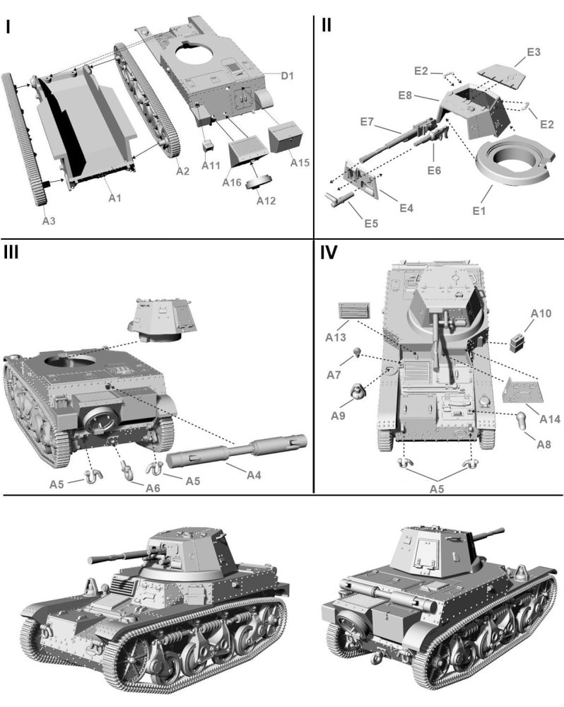 MODELIMEX Online Shop | 1/72 French light reconnaissance tank AMR 35 ...